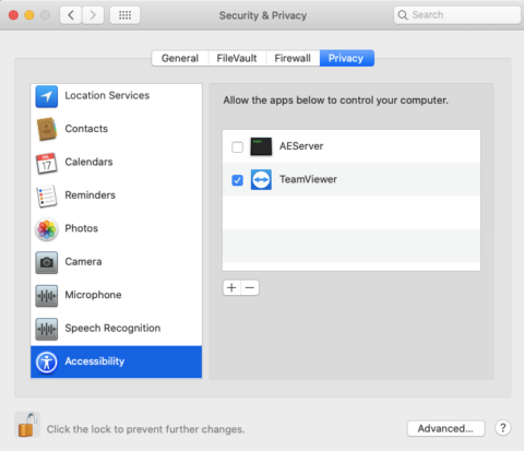 Enabling TeamViewer Permissions on Mac - ADWConnect